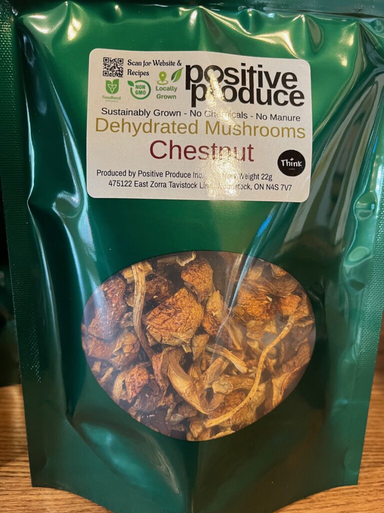 Mushroom Dried Chestnut - Orange Door Acres Farm