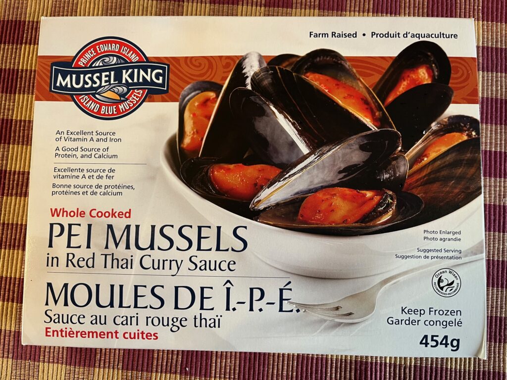 PEI Mussels in Red Thai Curry Sauce - Orange Door Acres Farm